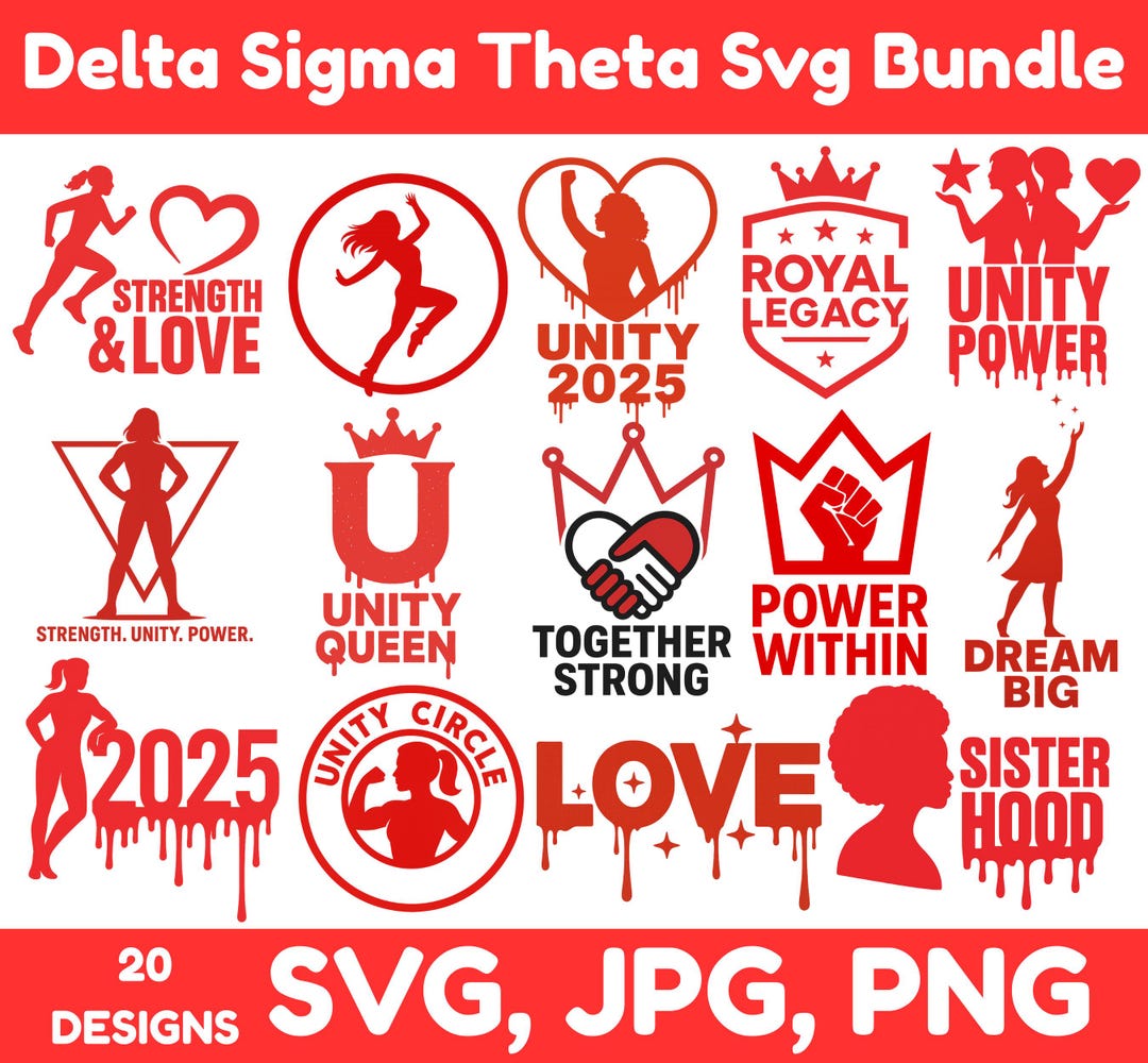 Delta Sigma Theta SVG Bundle: 1913 Hand Sign Cut Files - Etsy