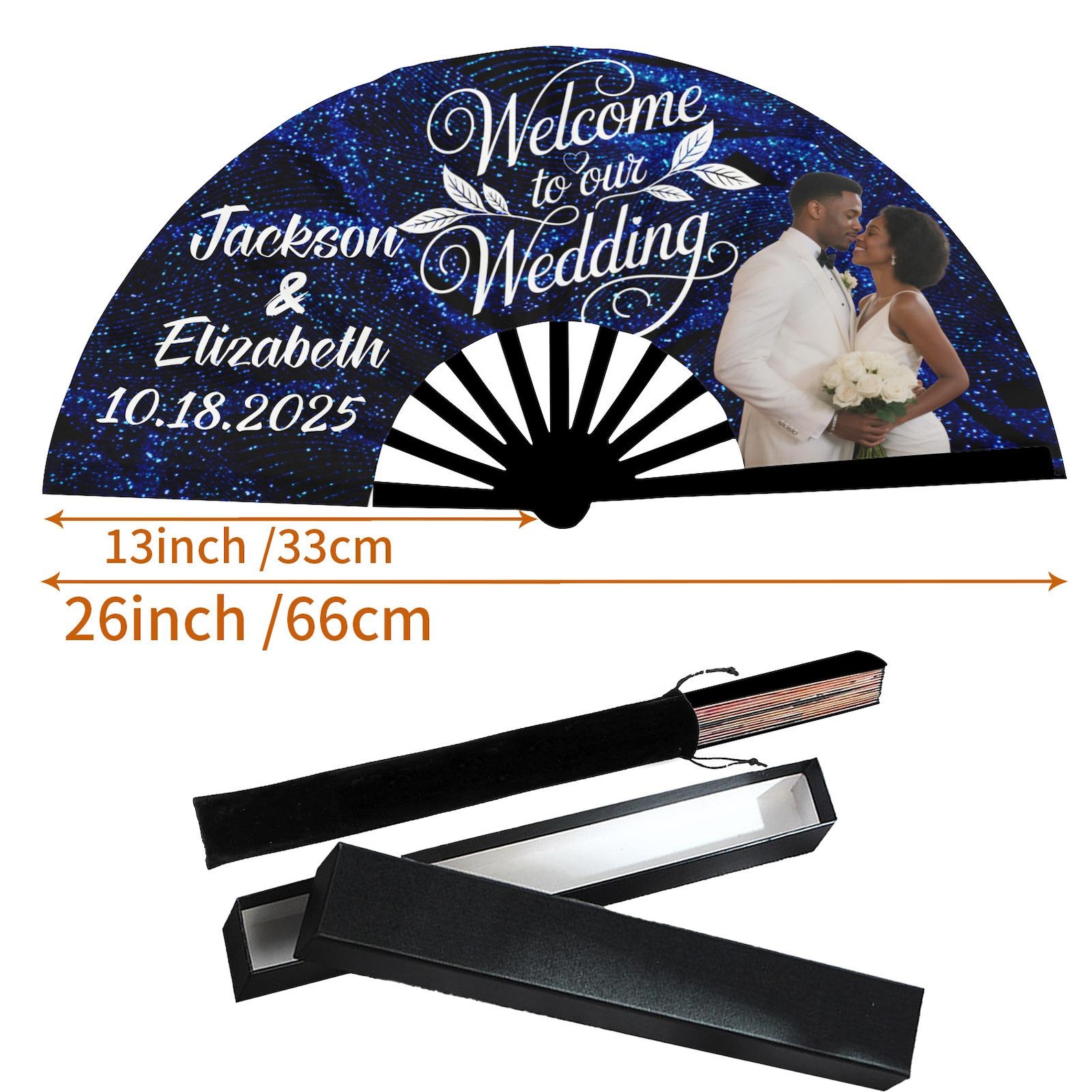Custom Clack Fan: Personalized Photo Gift for Wedding, Rave, Concert - Etsy