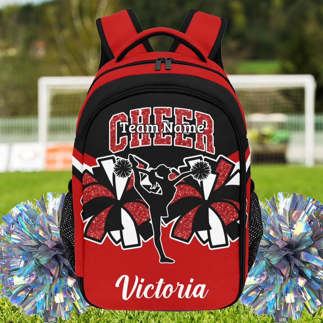 Personalized Cheer Backpack- Custom Name Cheer Team Cheerleader School ...