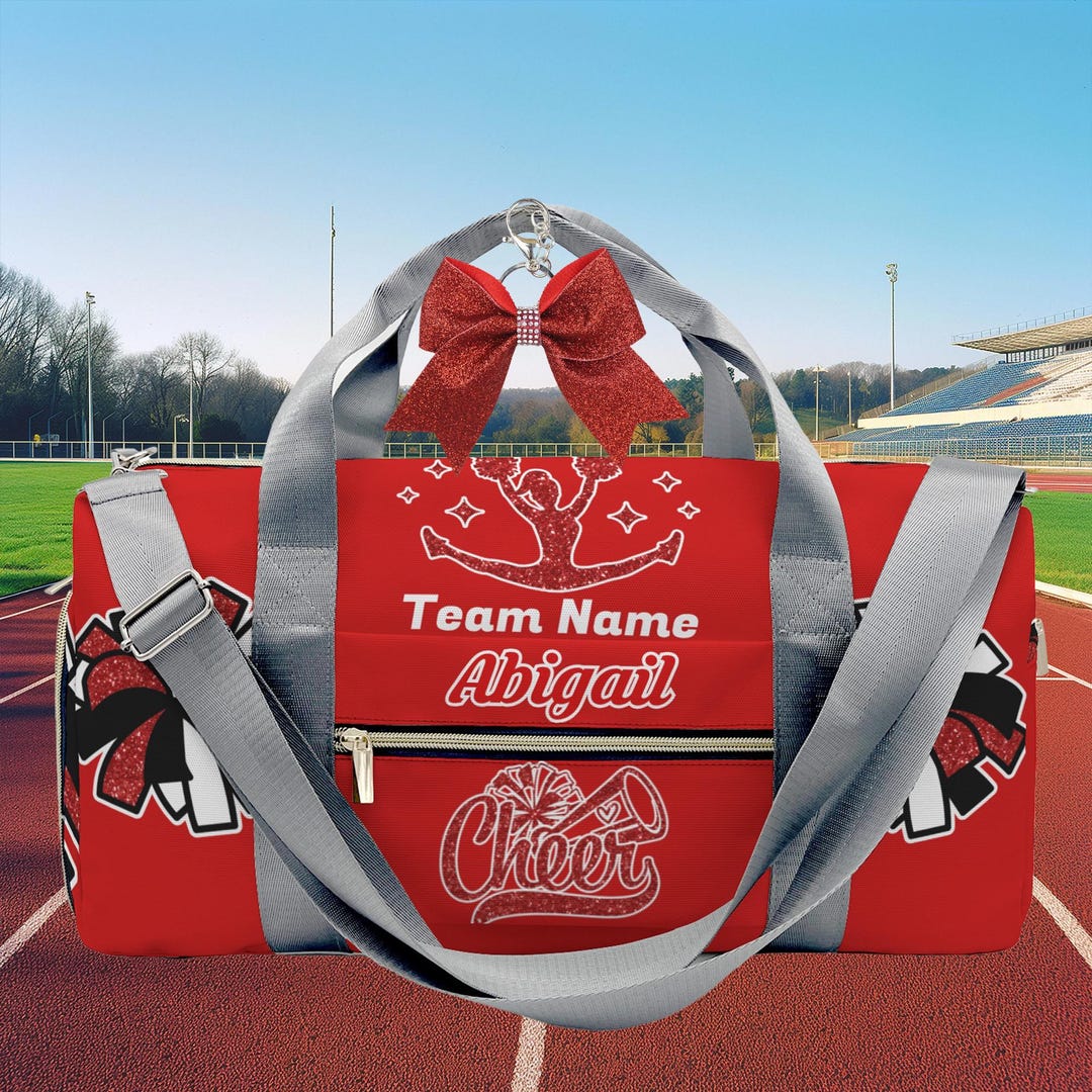 Personalized Cheer Duffel Bag: Cheerleader Water-resistant Gym Travel ...