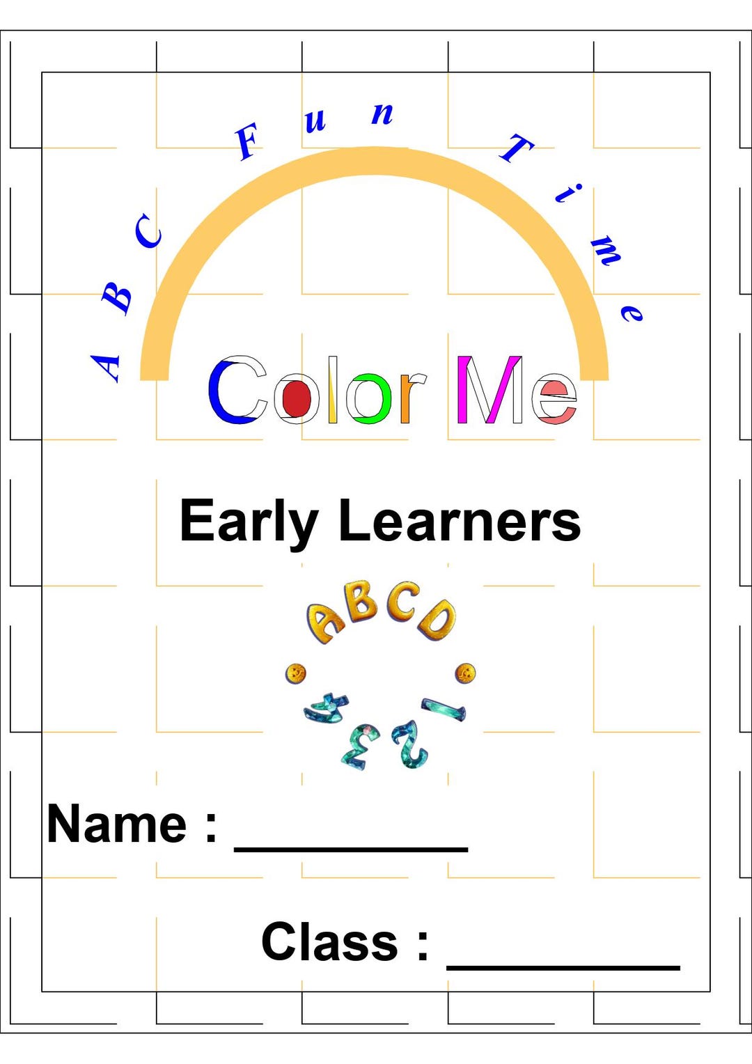 Preschool ABC & Number Coloring Book: Fun Learning Activity (PDF) - Etsy