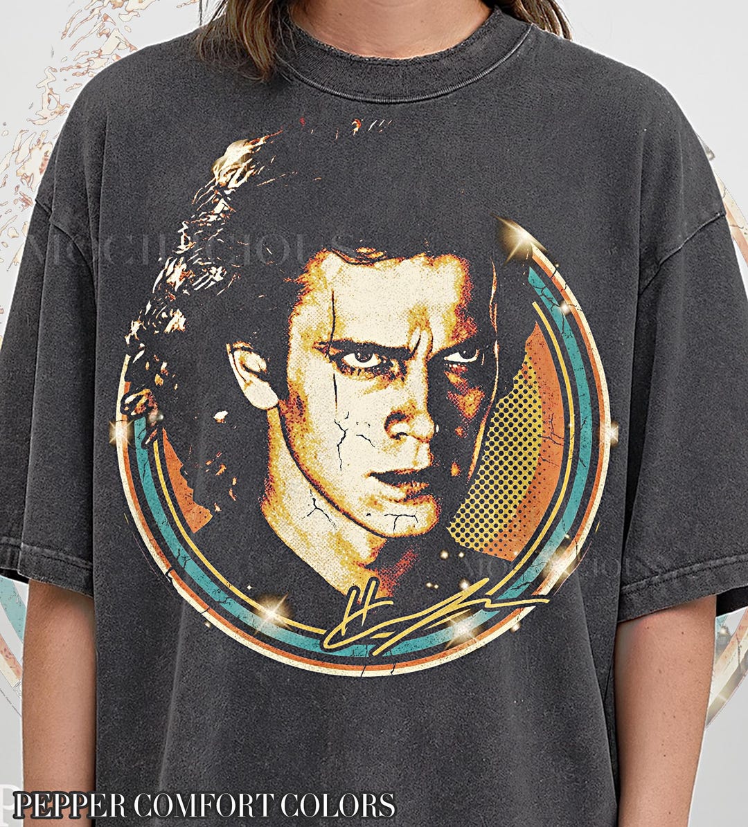 Vintage Anakin 90s Graphic Style Comfort Colors® Tshirt, Hayden ...