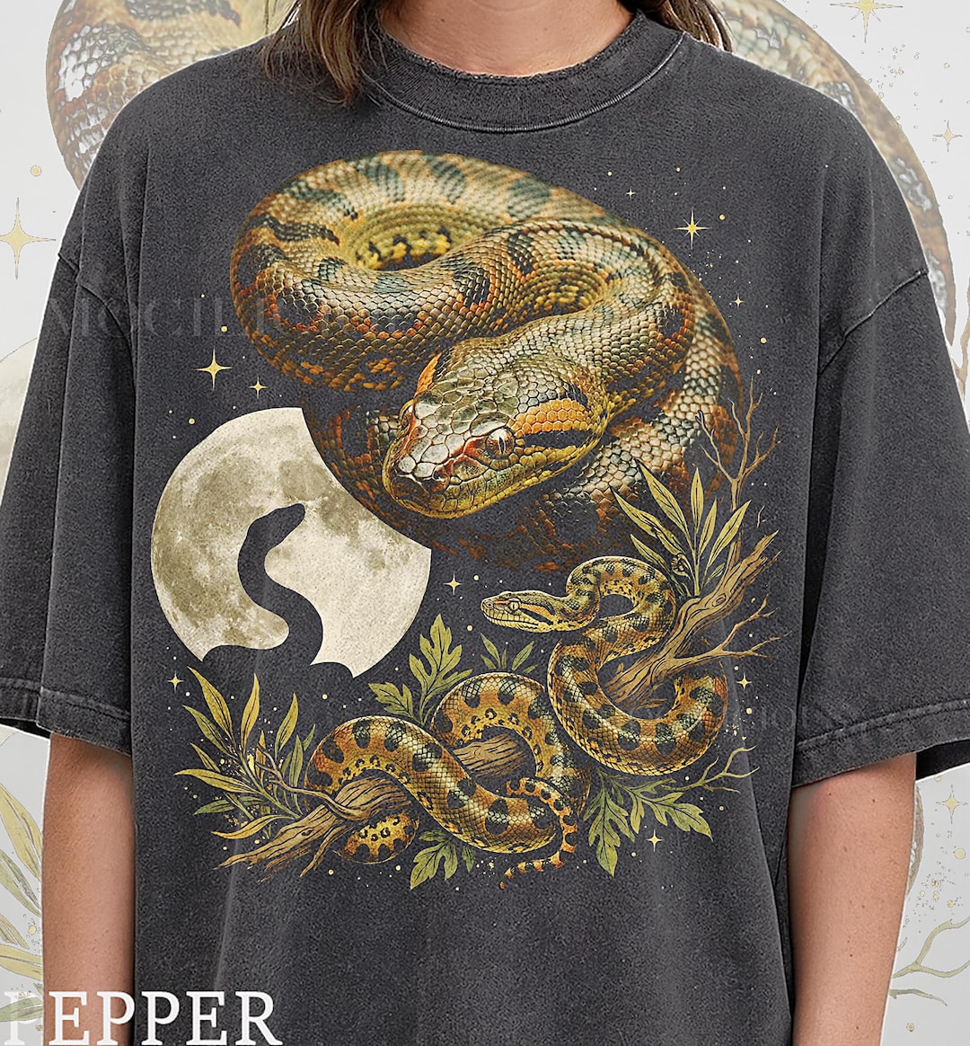 Vintage Anaconda 90s Graphic Style Comfort Colors® Tshirt, Animal Lover ...