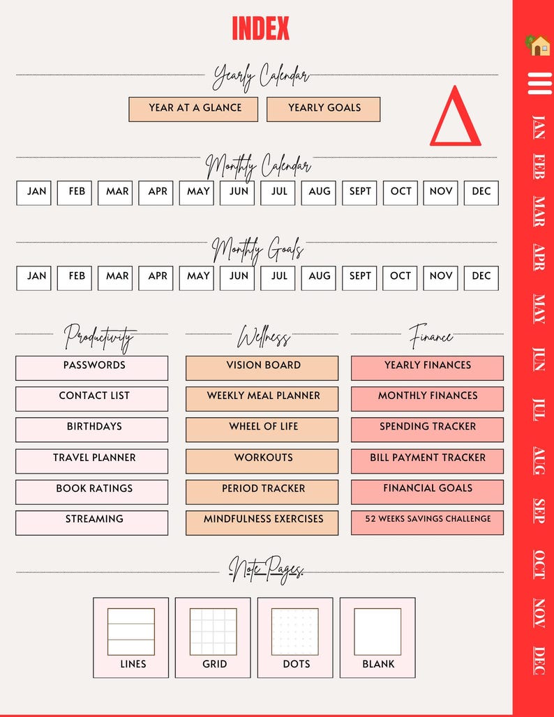 2026 Delta Sigma Theta Digital Planner – DST Sorority PDF, Hyperlinked ...