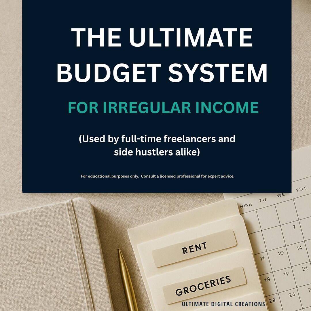 The Ultimate Budget System for Irregular Income - Etsy