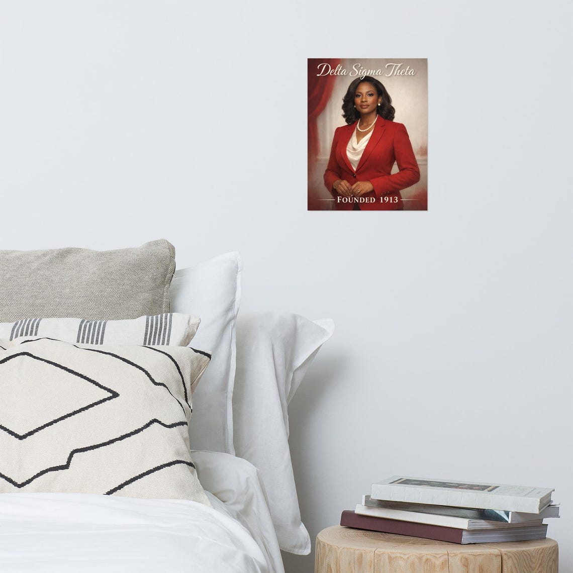 DST Legacy Art Print 11x14 | Crimson & Cream Sorority Decor Art | (11 ...