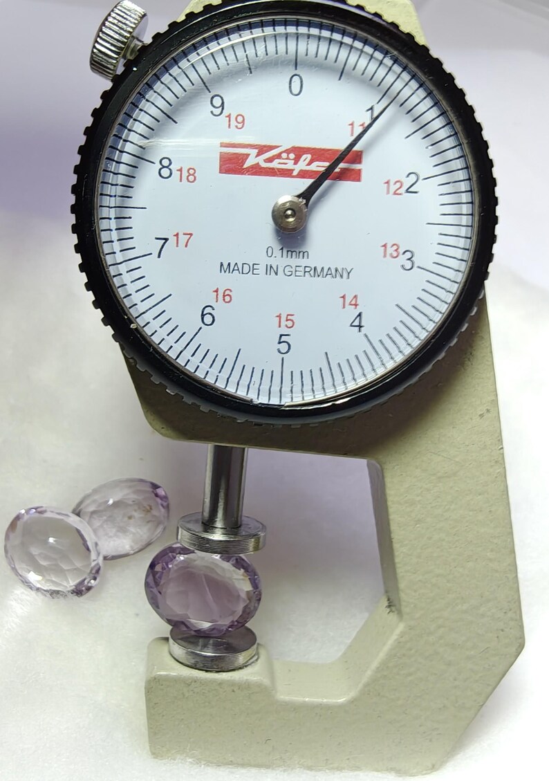 Natural Blue Amethyst 16.95ct.(11 X 13 Mm) Set Oval Cut Loose Gemstones ...