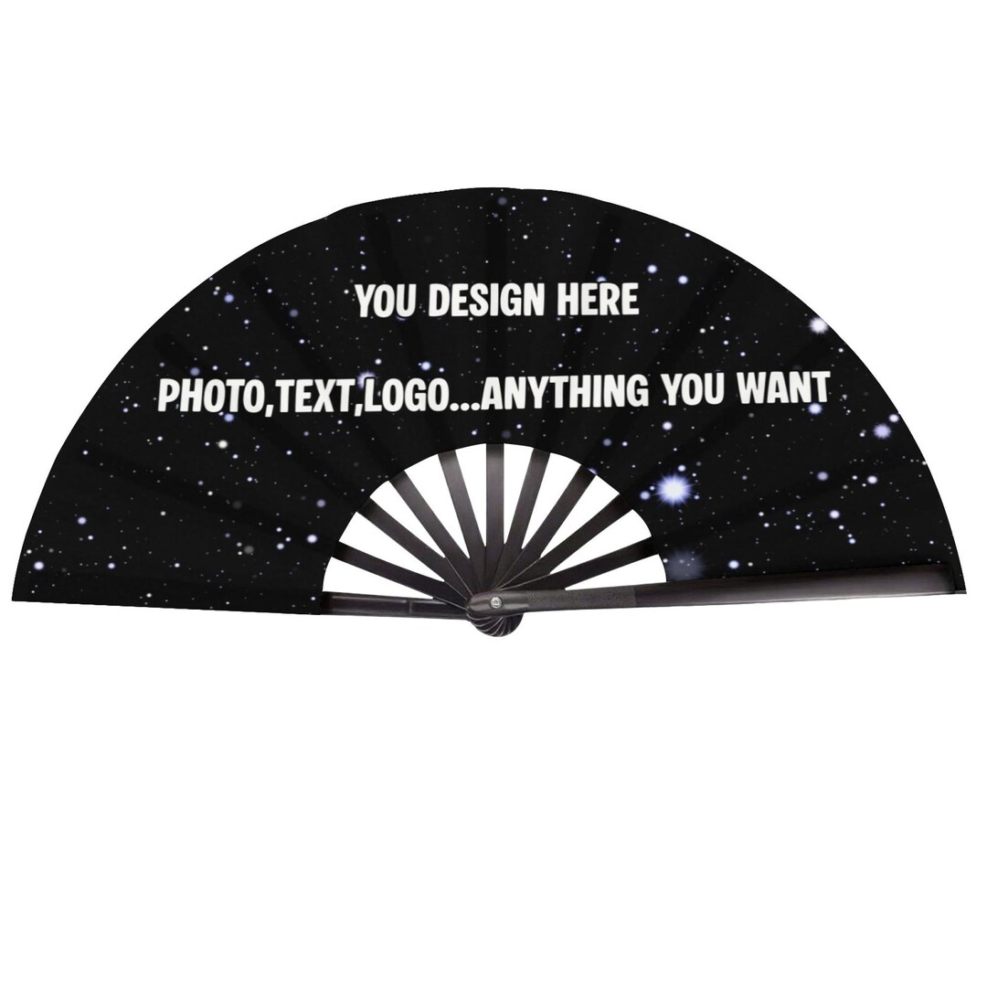Personalized Folding Clack Fan, Custom Hand Fan, Party Favor, Birthday ...