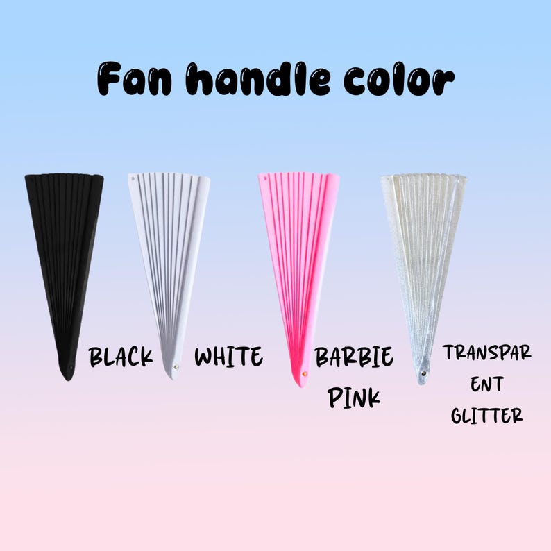 Personalized Folding Clack Fan, Custom Hand Fan, Party Favor, Birthday ...