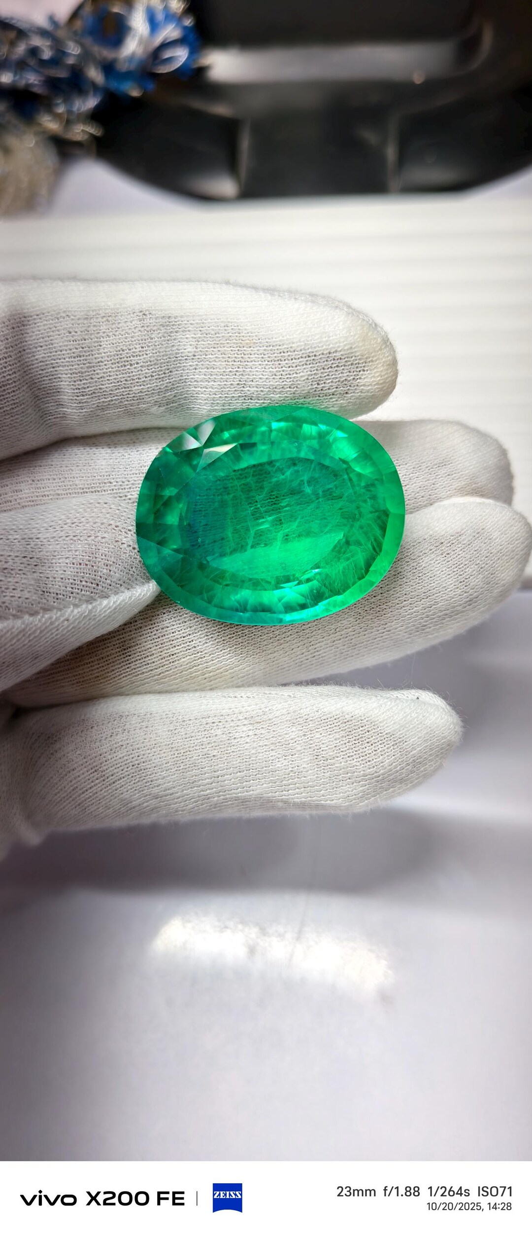 Emerald Cut Lab-grown Zambian Emeralds Hydrothermal Hand-crafted AGL ...