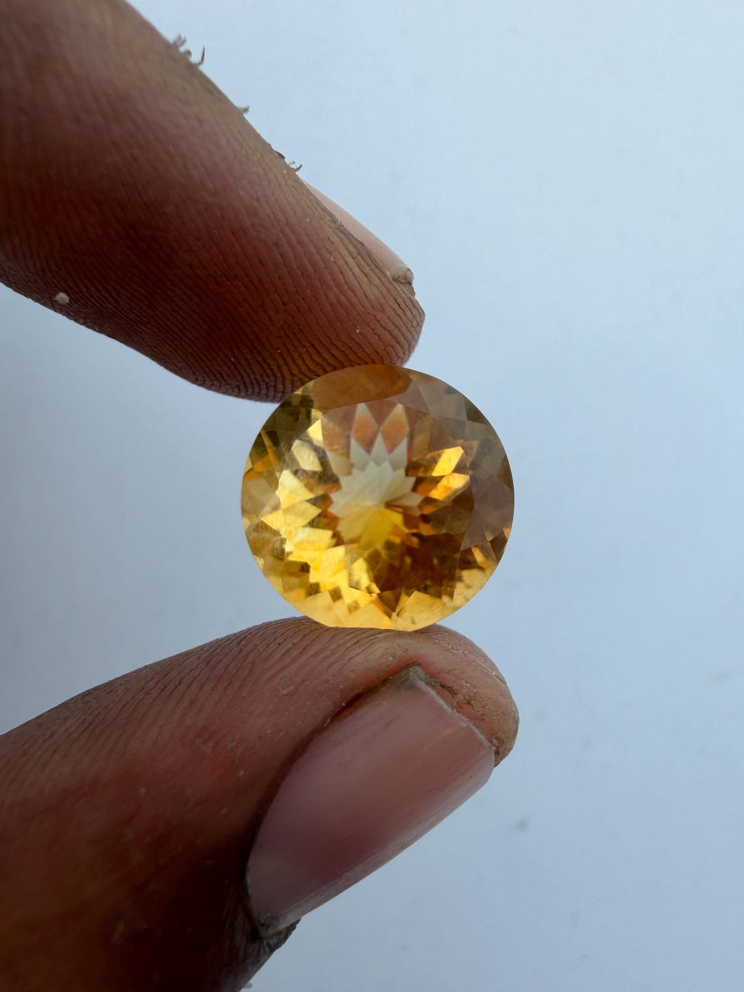 Natural Citrine Orange and Yellow Color Loose Faceted Loupe Clean Large ...