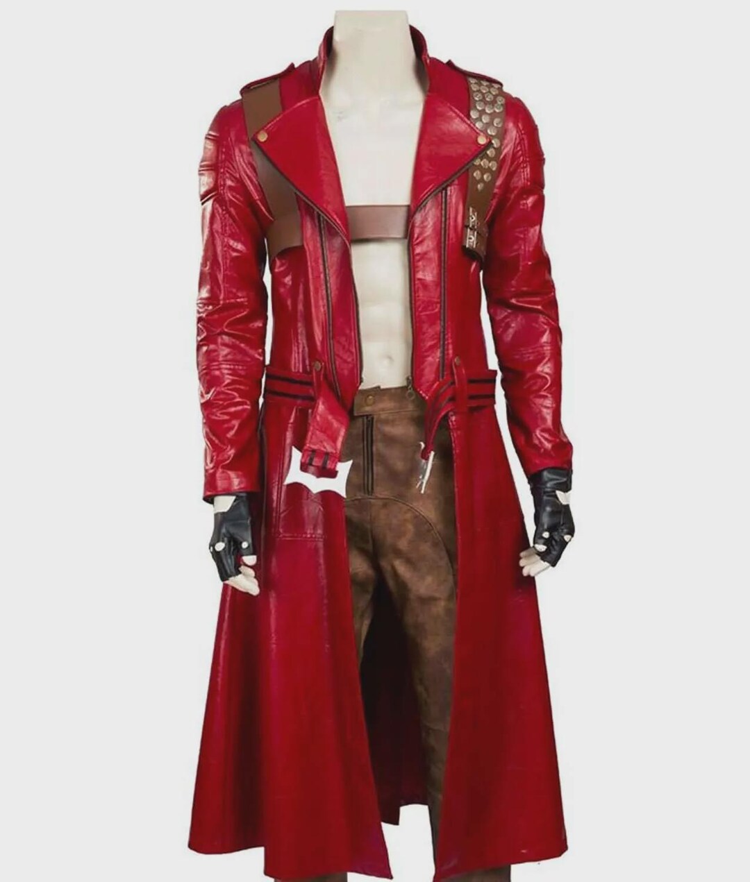Devil May Cry 3 Dante Red Trench Coat Etsy