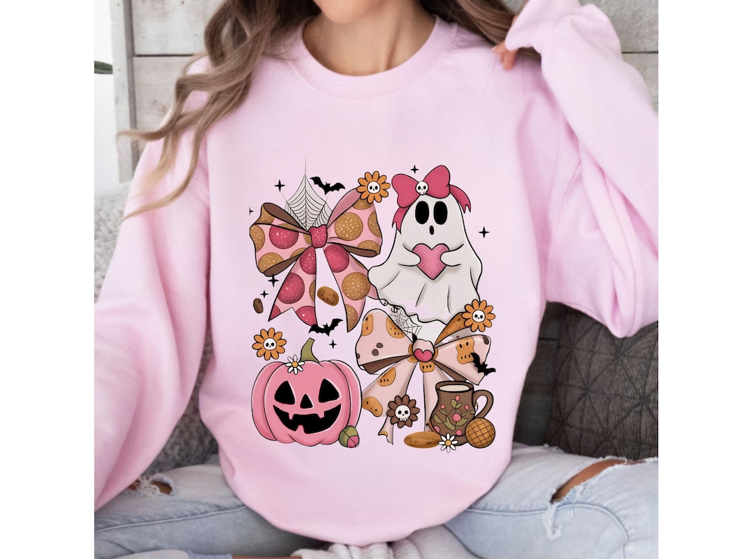Pan-tasmas Halloween PNG: Ghost Conchas Clipart, Fall Sublimation ...