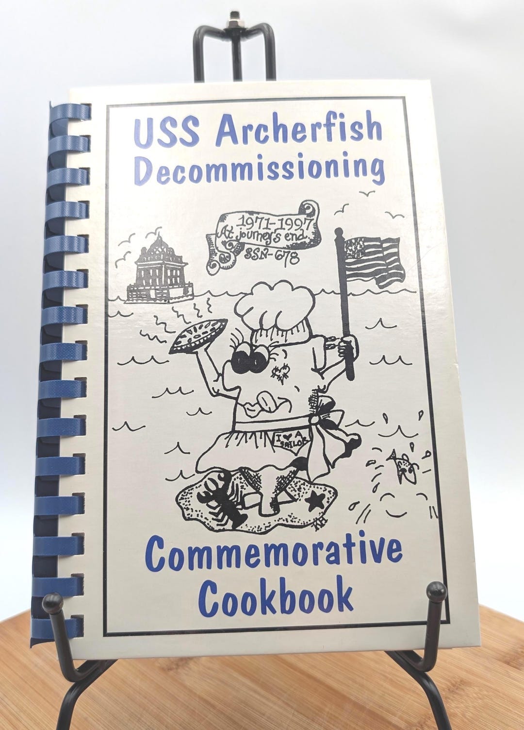 USS Archerfish Decommissioning Cookbook 1996 | Navy Submarine Recipes ...
