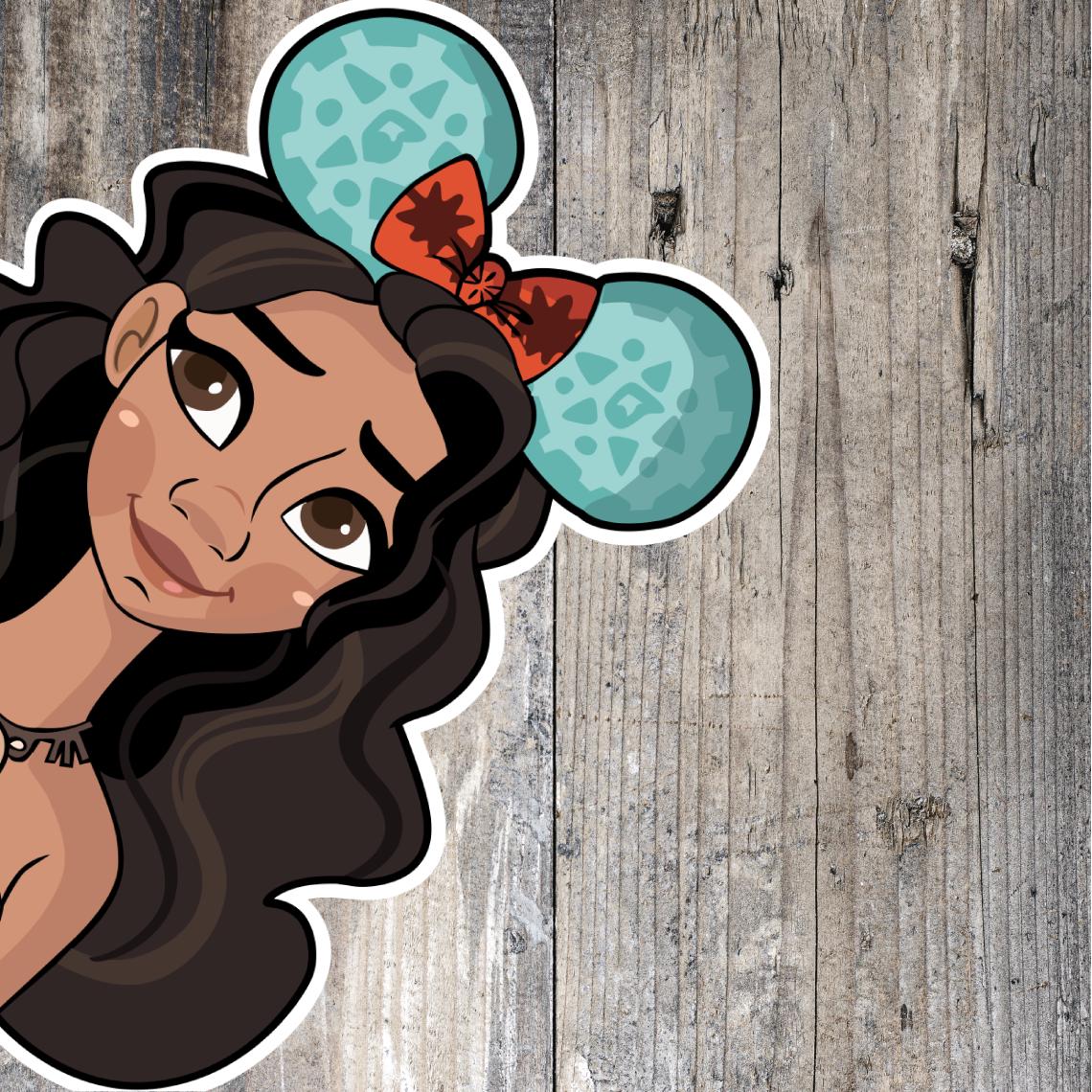Disney Inspired Princess Side Door Cruise Magnet: Ariel | Aurora | Anna ...