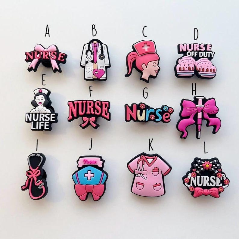 Nurse Shoe Charms Medical Healthcare Nursing School - Etsy