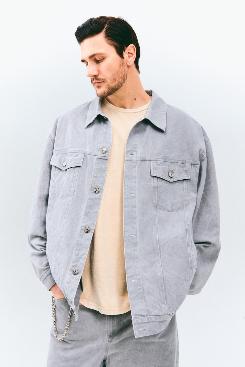 Frank Jacket Sewing Pattern PDF Men's Trucker Jacket Pattern Denim ...