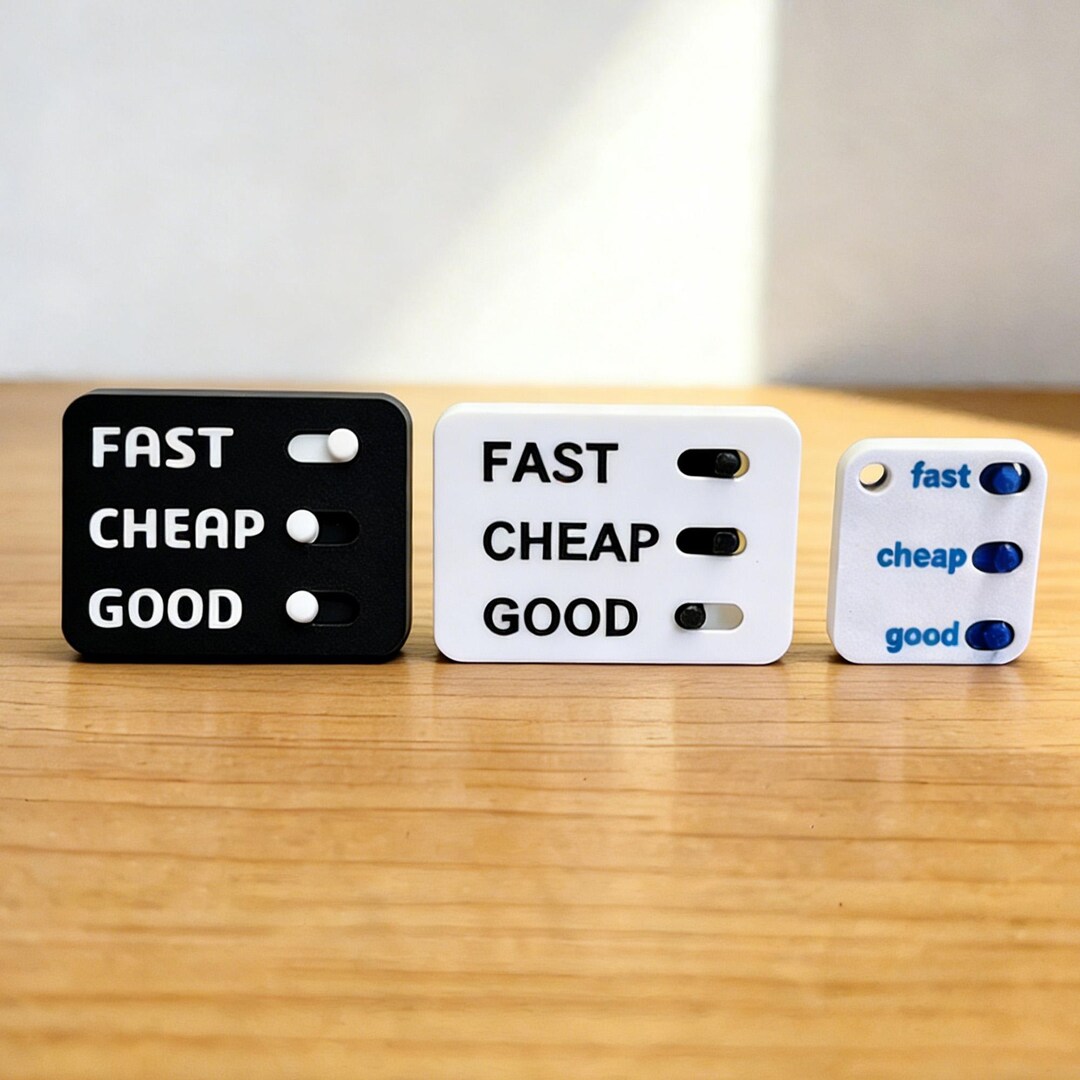 3D Printed Fast Cheap Good Decision Maker Slider,decompression Office ...