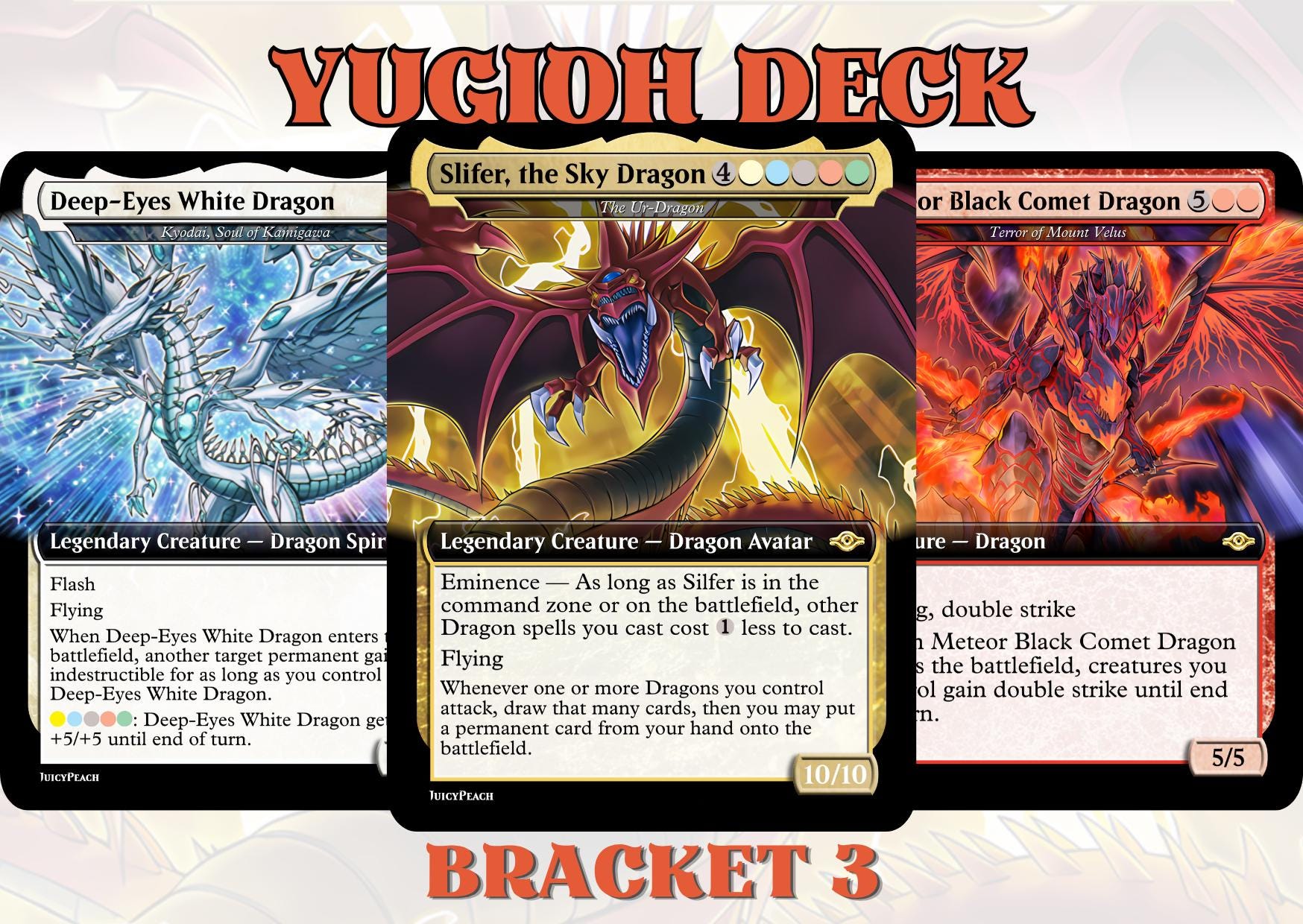 Yugioh Ur-dragon Proxy Commander Deck, EDH Bracket 3 Deck - Etsy