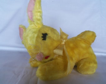 Yellow Plush Bunny | Etsy