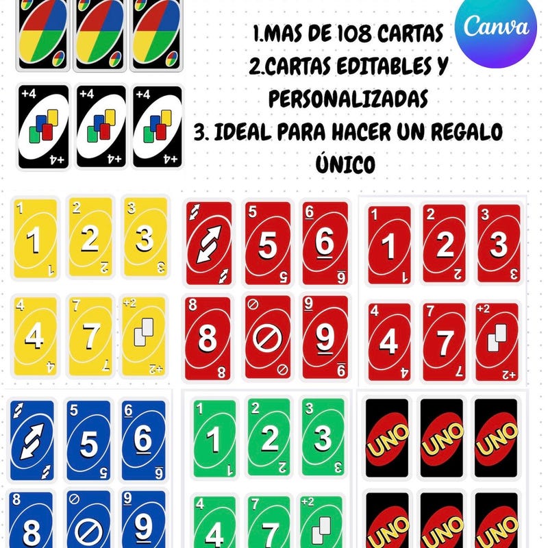 Uno Cards - Etsy