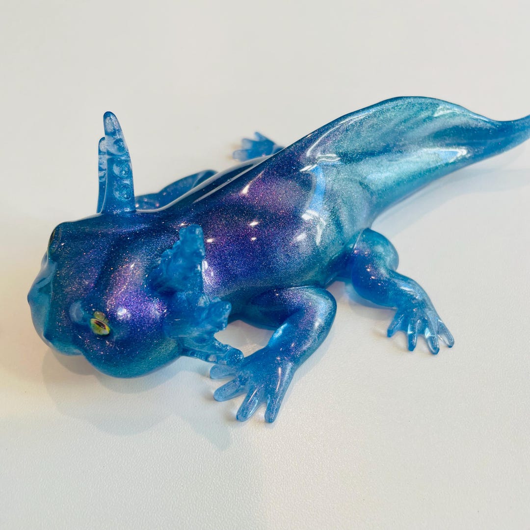Handmade Resin Axolotl Figurine - Etsy