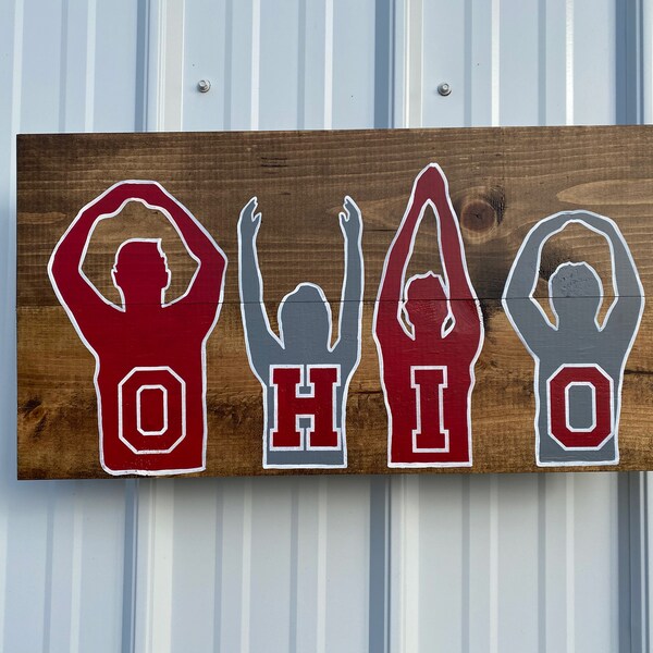 Ohio Wood Sign - Etsy