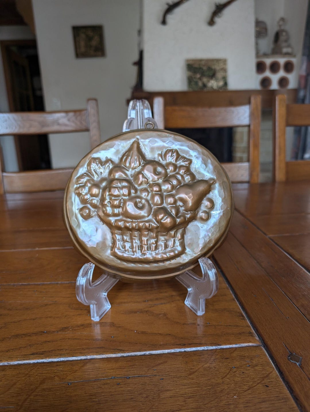 Vintage Copper Mold With Convex Fruit Basket Image Scandinavian Wall ...