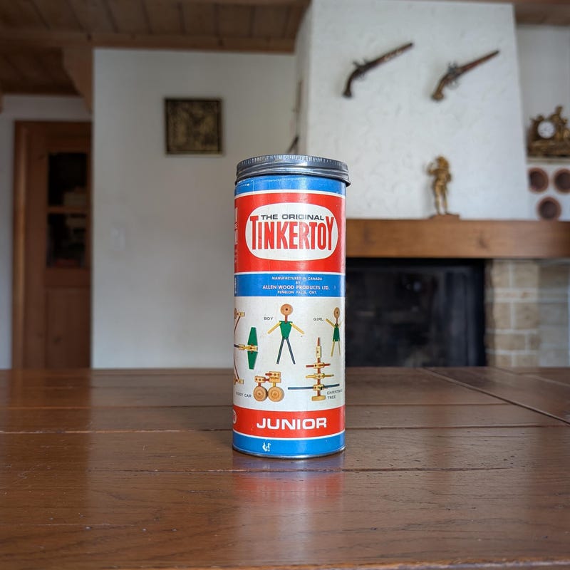 Vintage Tinker Toys - Etsy
