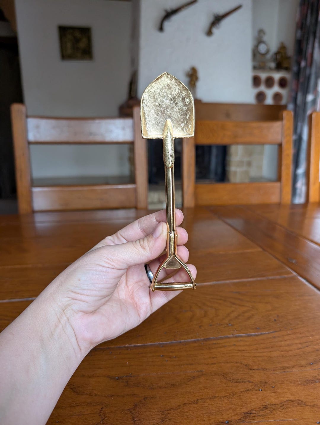 Vintage Brass Shovel Bottle Opener and Ice Crusher in One for Whiskey ...
