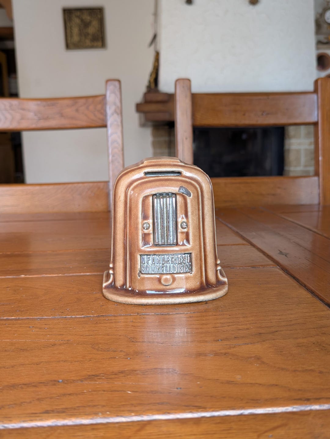 Fonderies Bruxelloises Vintage 40s Metal Piggy Bank in the Shape of a ...