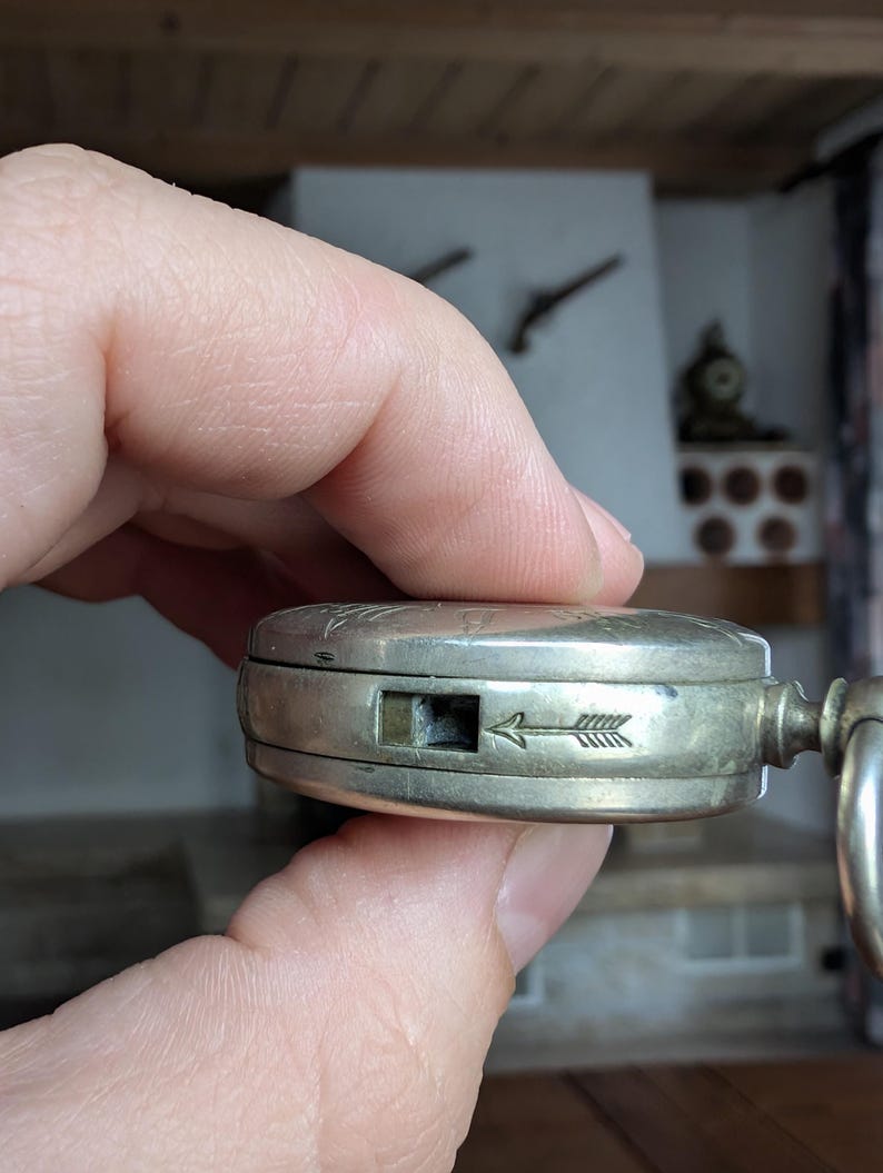 Antique Chromatic Pitch Pipe Music Tuner Pocket Watch Style Vocal ...