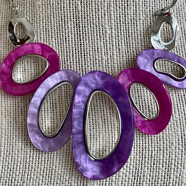 Magenta Necklace - Etsy