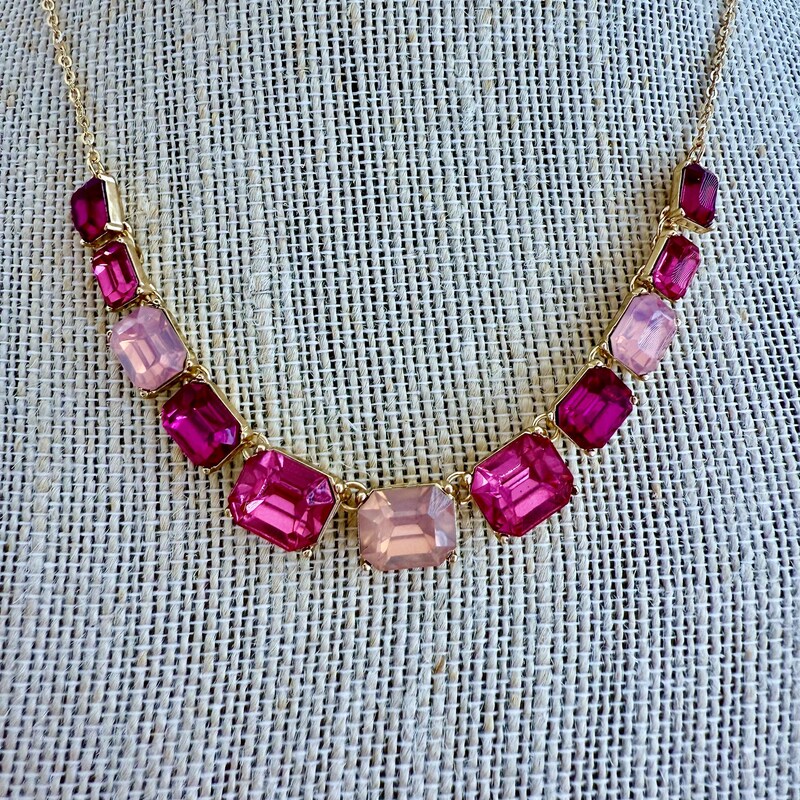 Pink Necklace - Etsy
