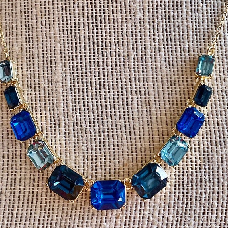 Blue Necklace - Etsy