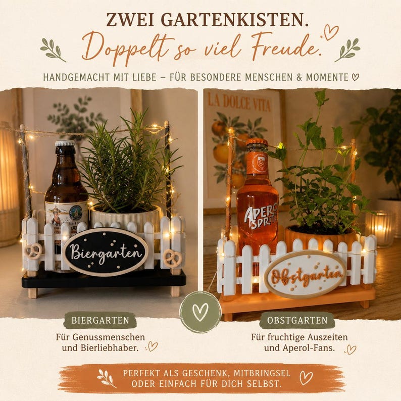 Personalized Beer Garden or Orchard Made of PLA | Decorative Herb ...