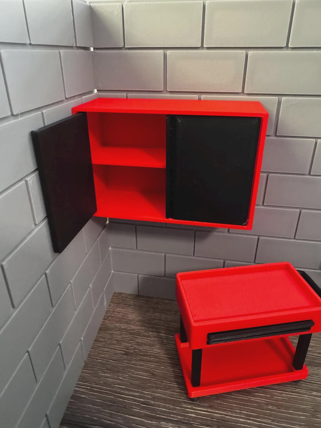 Scale Tool Cabinet Rc Garage Diorama Customizable Scale Crawler ...