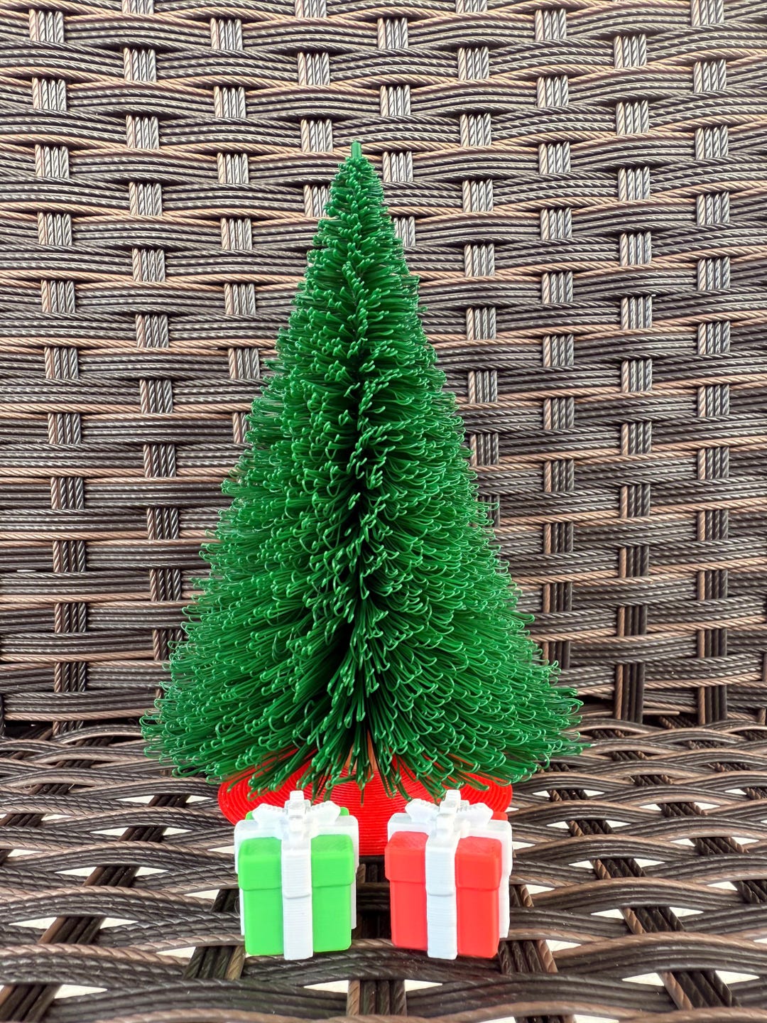 Scale Christmas Tree Customizable Mini Holiday Accessory Diorama Prop ...