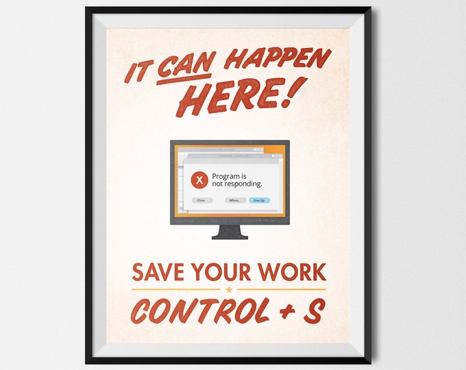 Windows PC Computer Keyboard & Special Character Reference Chart Poster ...