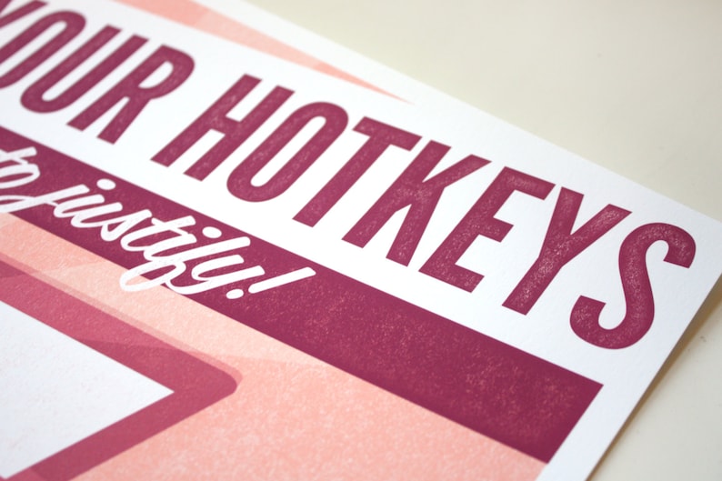 Adobe Indesign Keyboard Shortcuts Printable Graphic Design Poster 13 ...