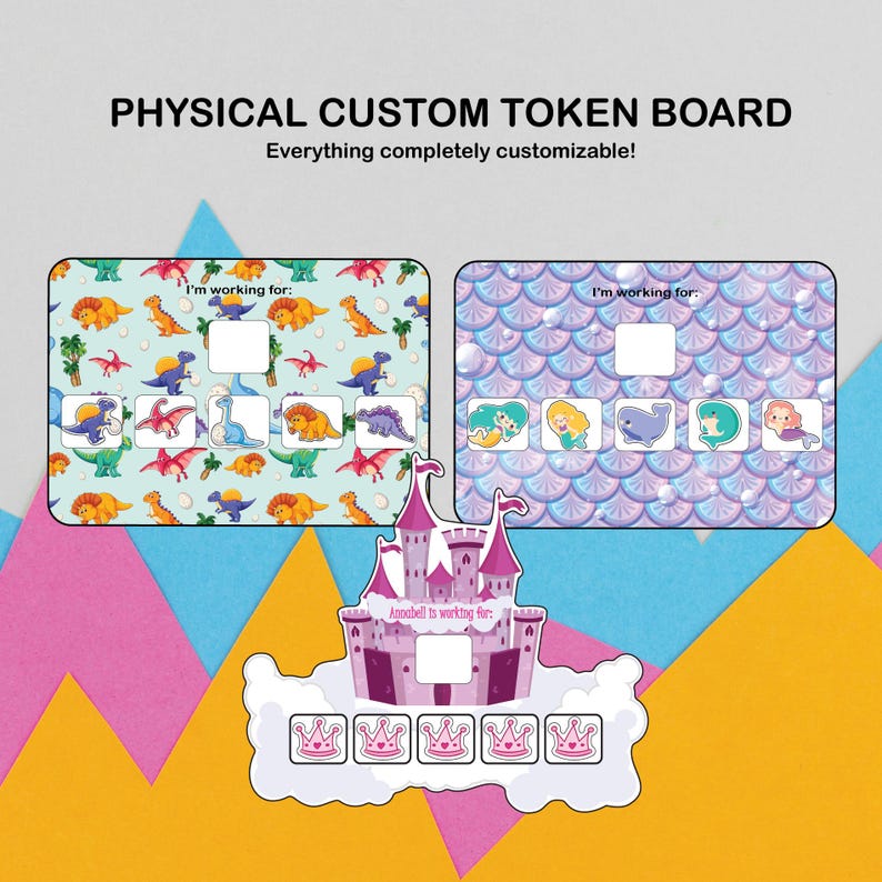 Physical Custom Token Board - Etsy
