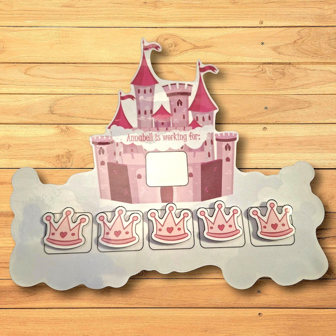 Princess Castle Token Board: Positive Reinforcement Reward System - Etsy
