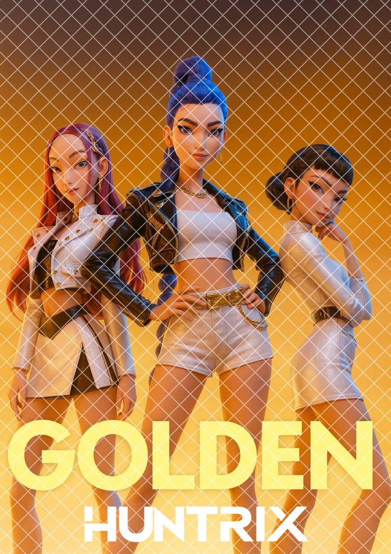 Kpop Huntrix PNG, Demon Hunters PNG, Huntrix Merch, Anime Lover Gift ...