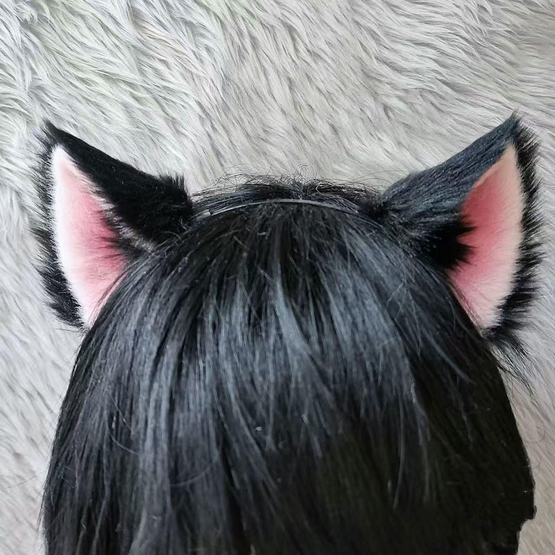 Wool Headband Animal Cat - Etsy