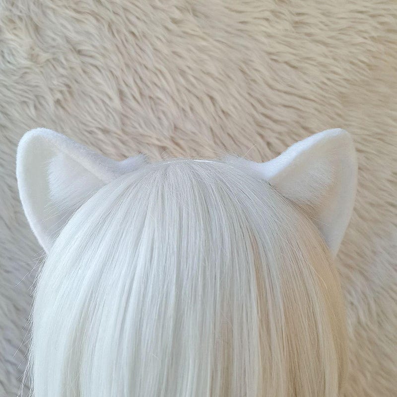 Cat Ears and Tail Set - Etsy