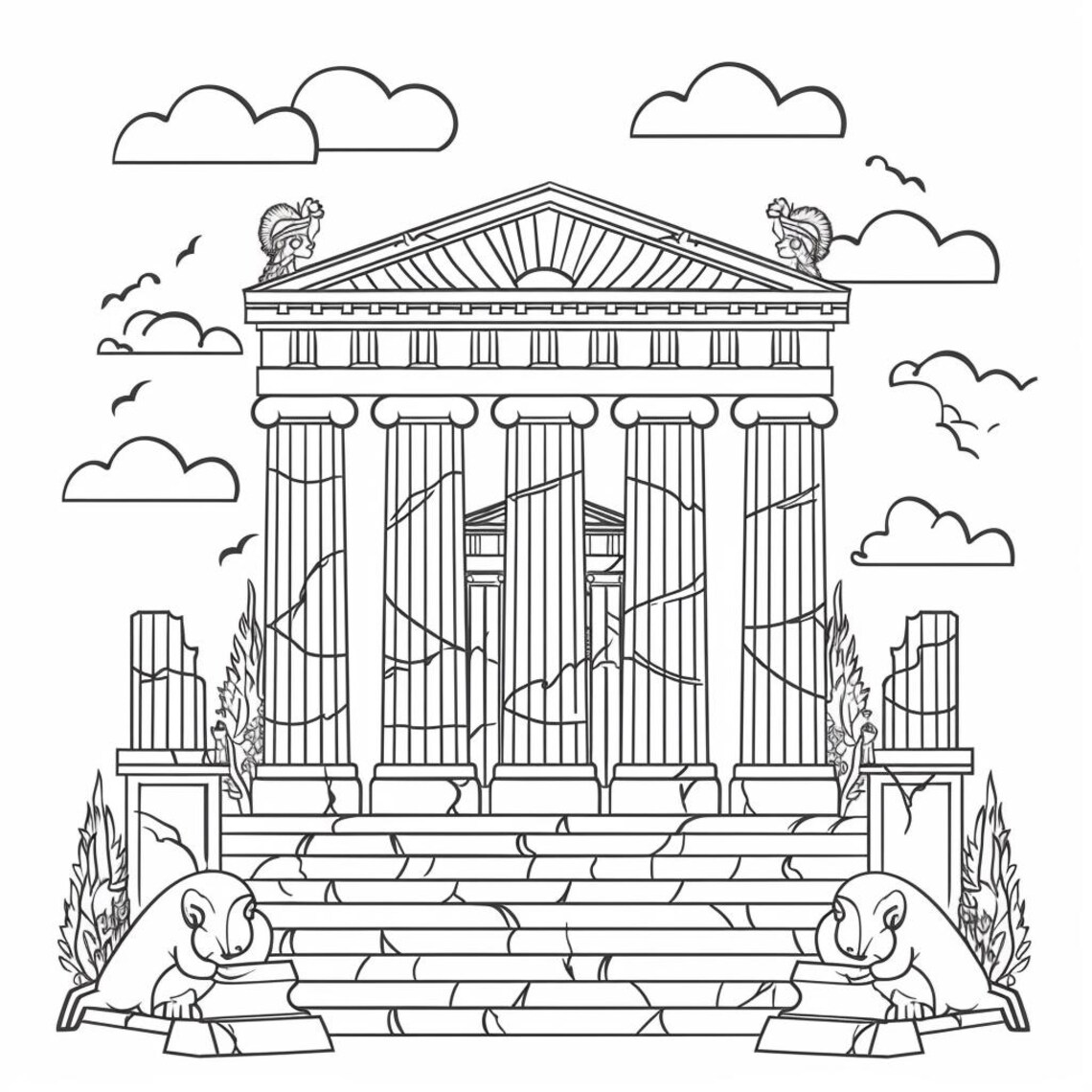 Ancient Civilizations Coloring Book: Educational Fun for Children - Etsy