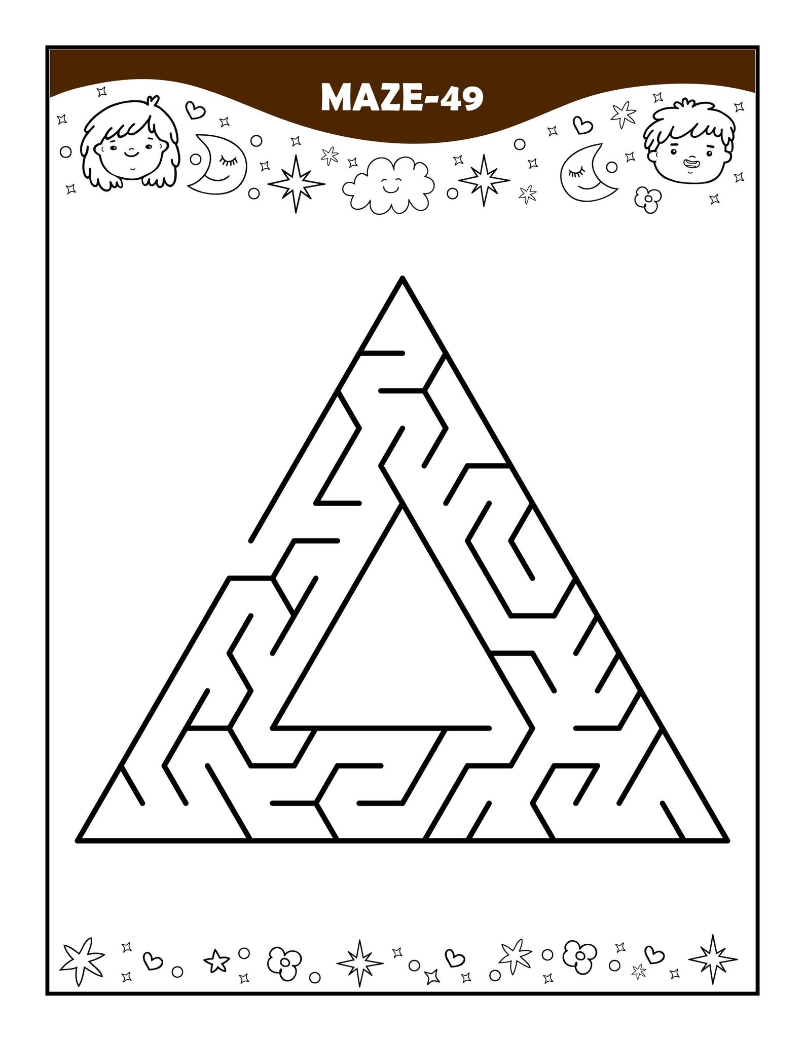 Maze Puzzle Books: Kids Activity Pack With Solutions - Etsy