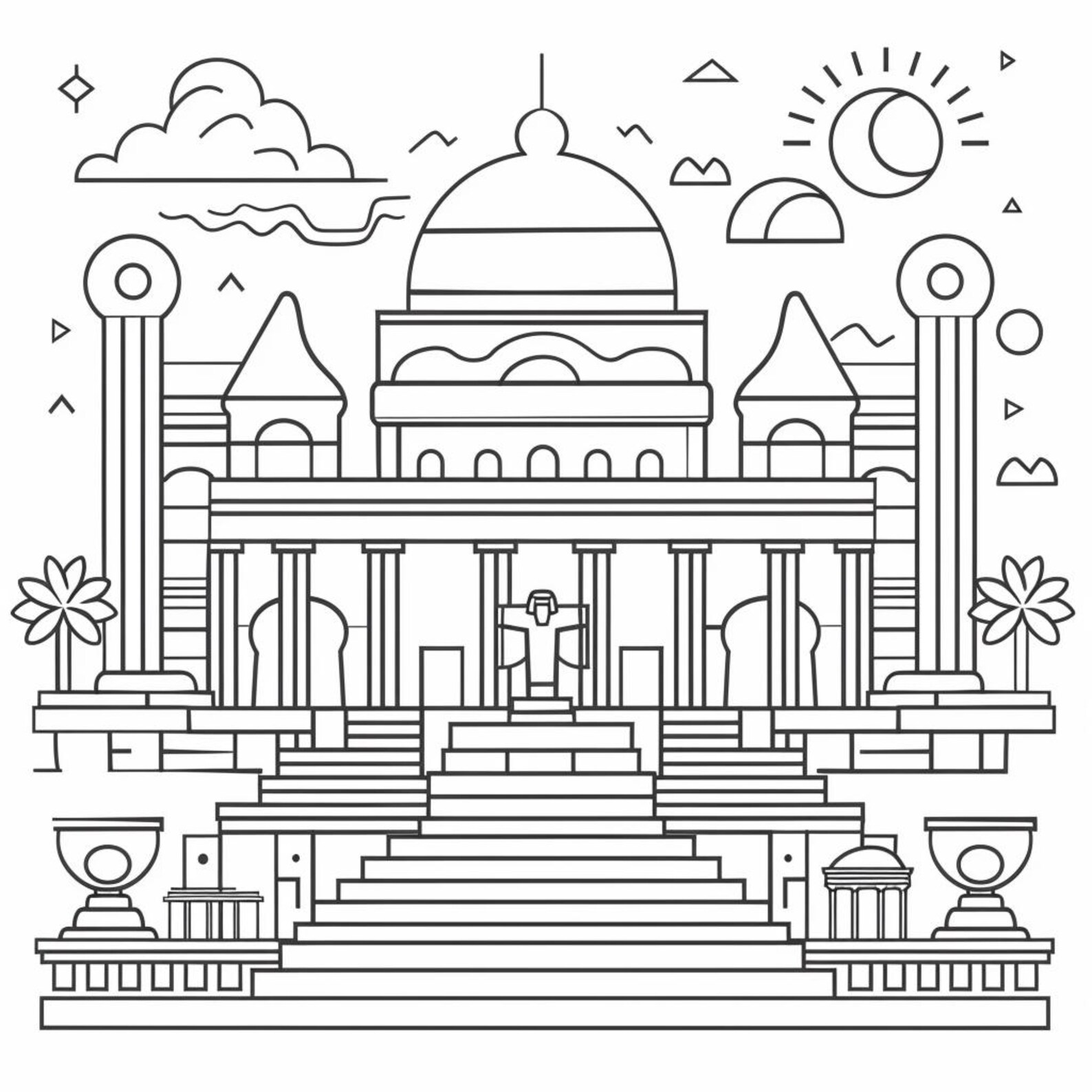 Ancient Civilizations Coloring Book: Educational Fun for Children - Etsy