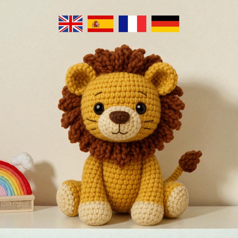 Toy Lion Mini - Etsy