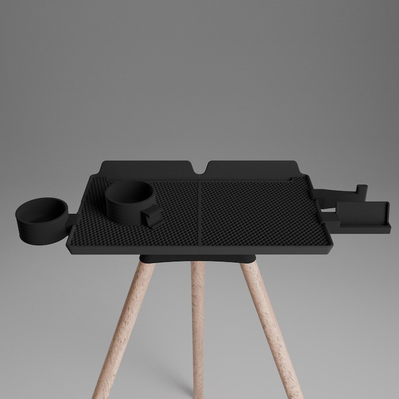 Zwift Laptop Stand – Modular Roller Trainer Table, 30 Mm Solid Wood ...